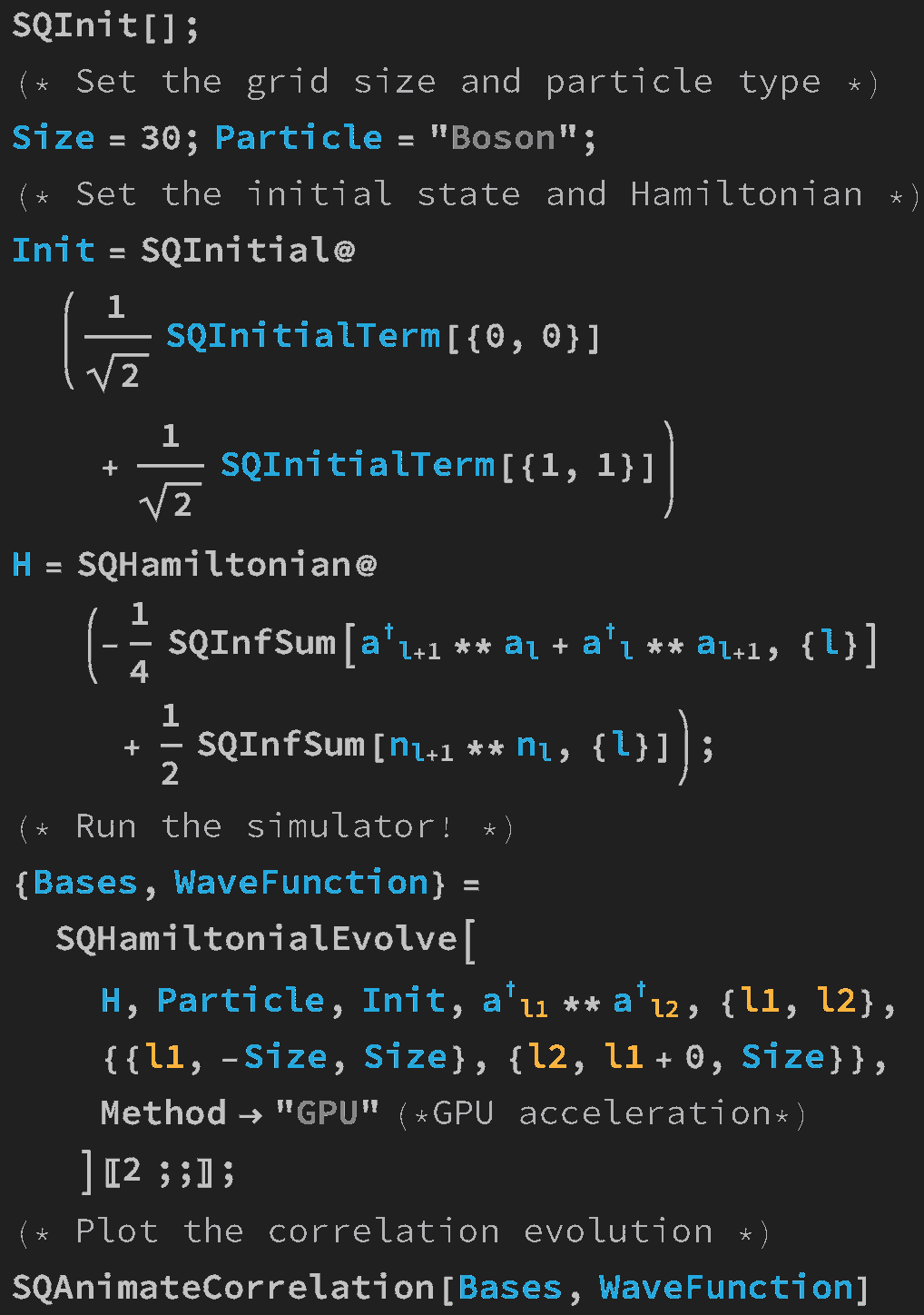 Symbolic Quantum Random Walk Simulation Luyan Yu